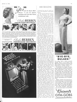 US Vogue June 15, 1936 : Helen Bennett by Edward Steichen | the Fashion ...